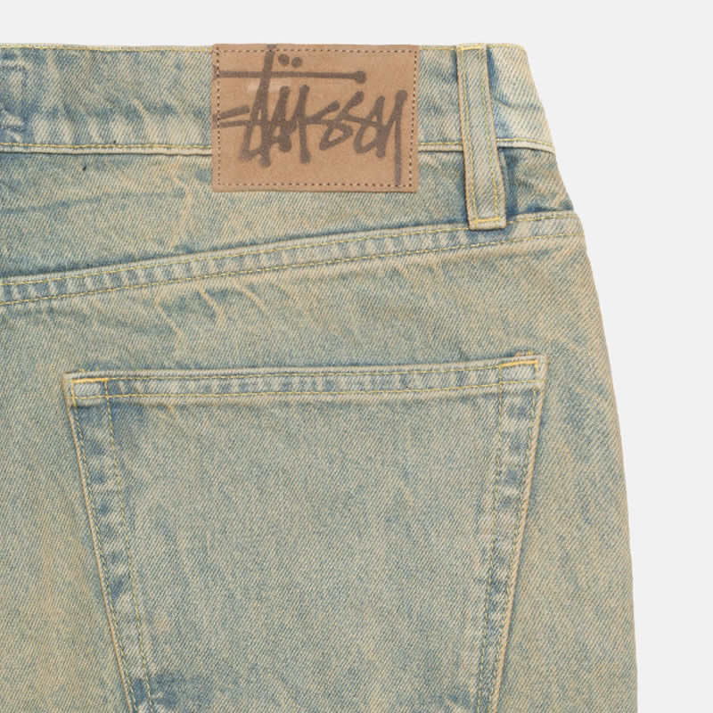 STUSSY Denim Big Ol' Short - Sand Wash | TheRoom
