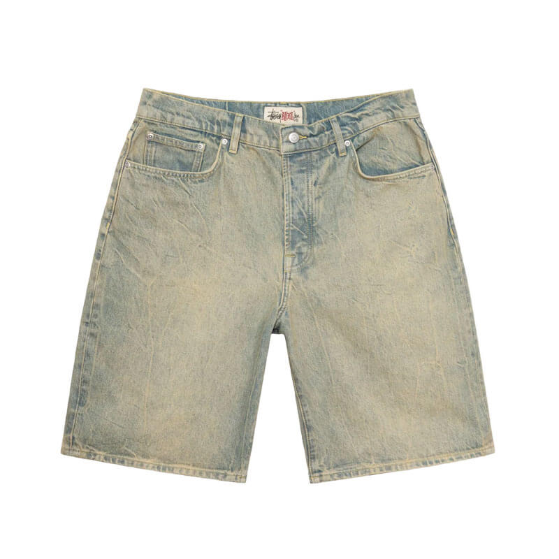 STUSSY Denim Big Ol' Short - Sand Wash | TheRoom