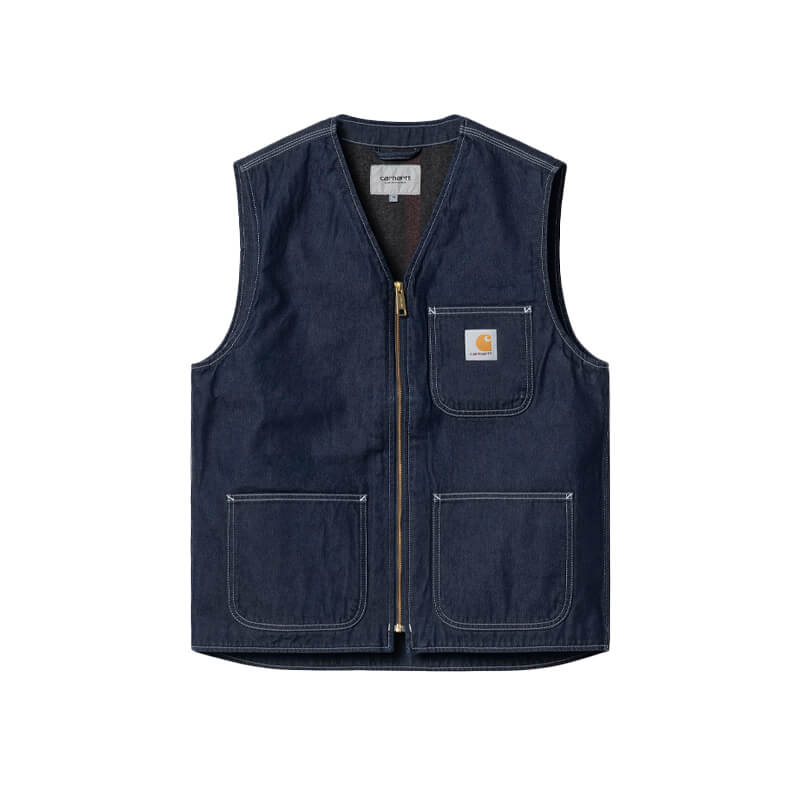 CARHARTT WIP Chore Vest - Blue One Wash | THEROOM