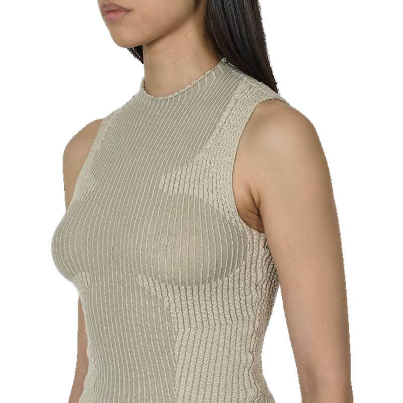 ROA Hiking Wavy Tank Top - Light Grey | THEROOM